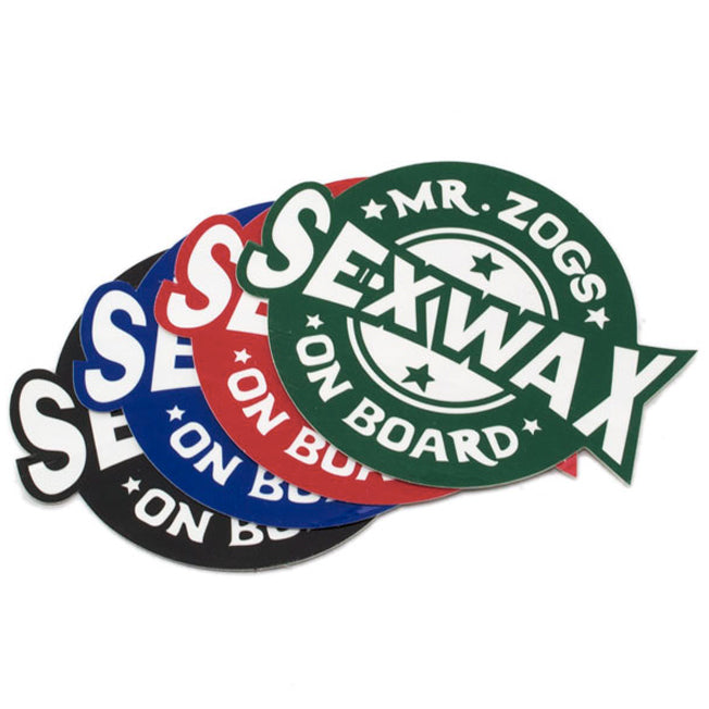 Mr Zogs Sex Wax On Board Sticker - Lattanzios