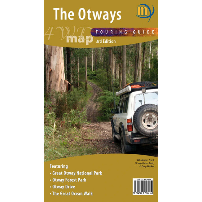Meridian Maps The Otways 4WD Touring Map - Lattanzios
